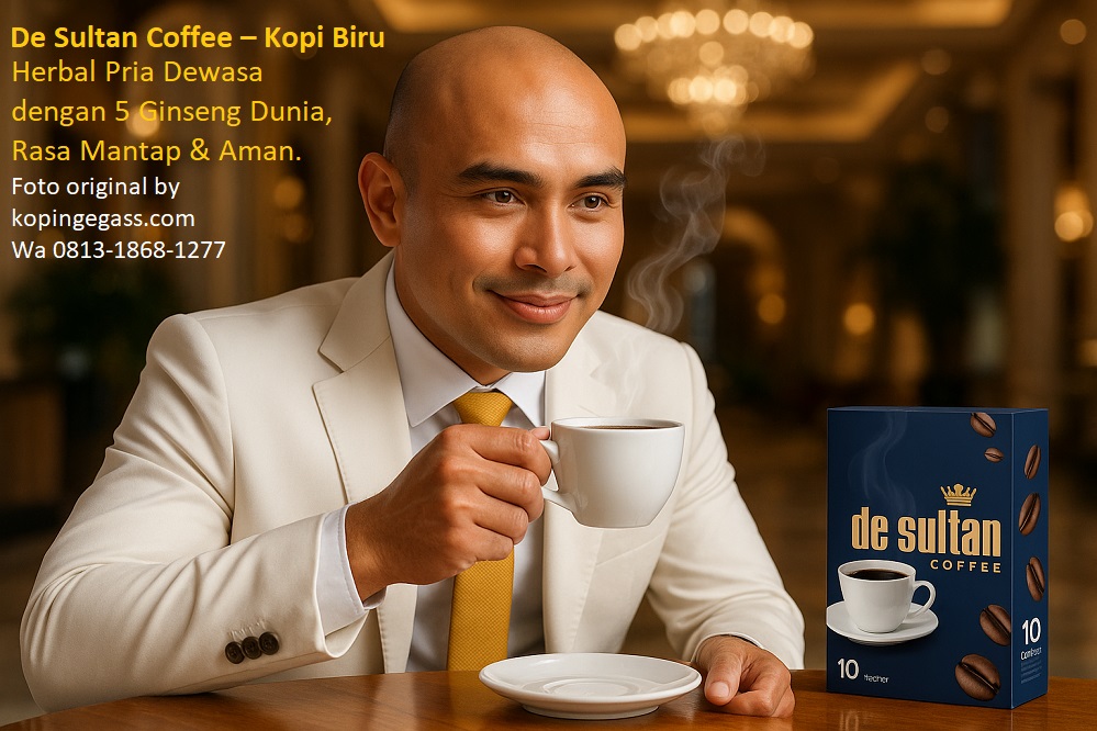 De Sultan Coffee – Kopi Biru Herbal Pria Dewasa dengan 5 Ginseng Dunia ...